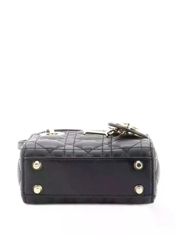 Dior Lady Bag Cannage Quilt Lambskin Micro Shoulder Bag
