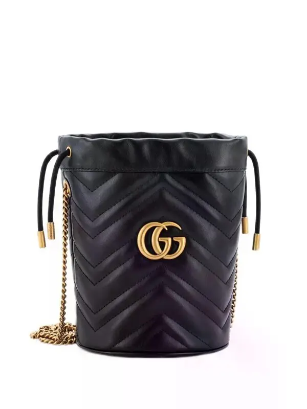 Gucci Gg Marmont Matelasse Leather Mini Bucket Bag