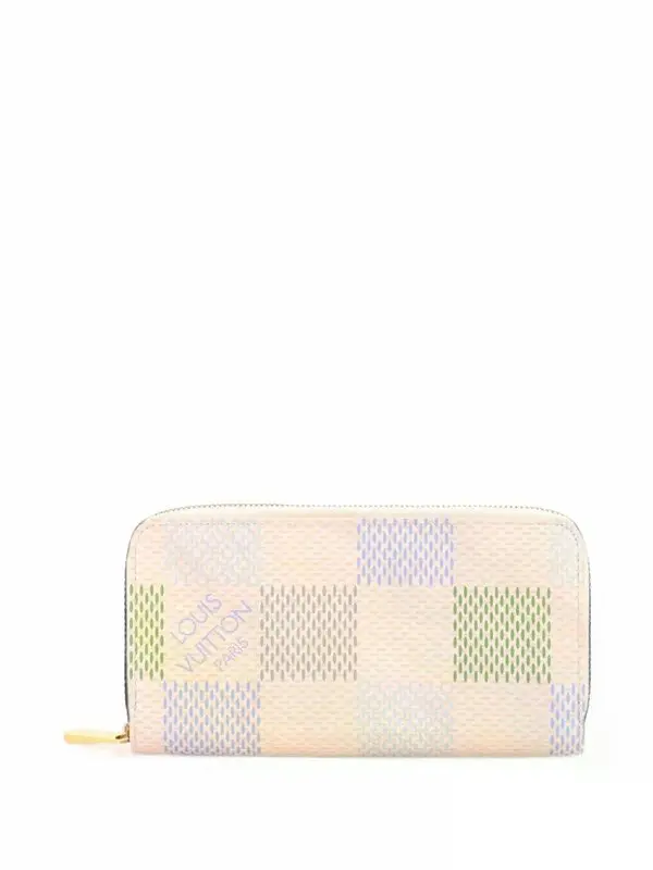 LOUIS VUITTON Zippy Wallet Limited Edition Damierlicious Giant Small Wallets
