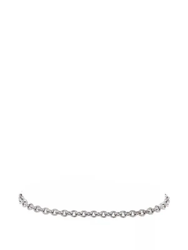 Hermès Amulettes Constance 18k White Gold With Diamonds Bracelet
