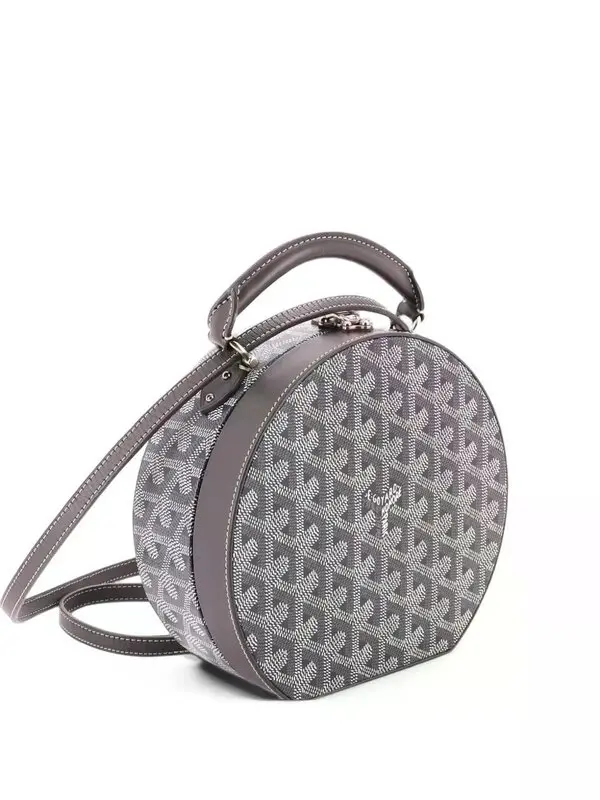 Goyard Alto Hatbox Bag Coated Canvas Satchel
