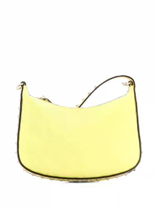 Valentino Garavani Rockstud Zip Leather Mini Hobo Bag