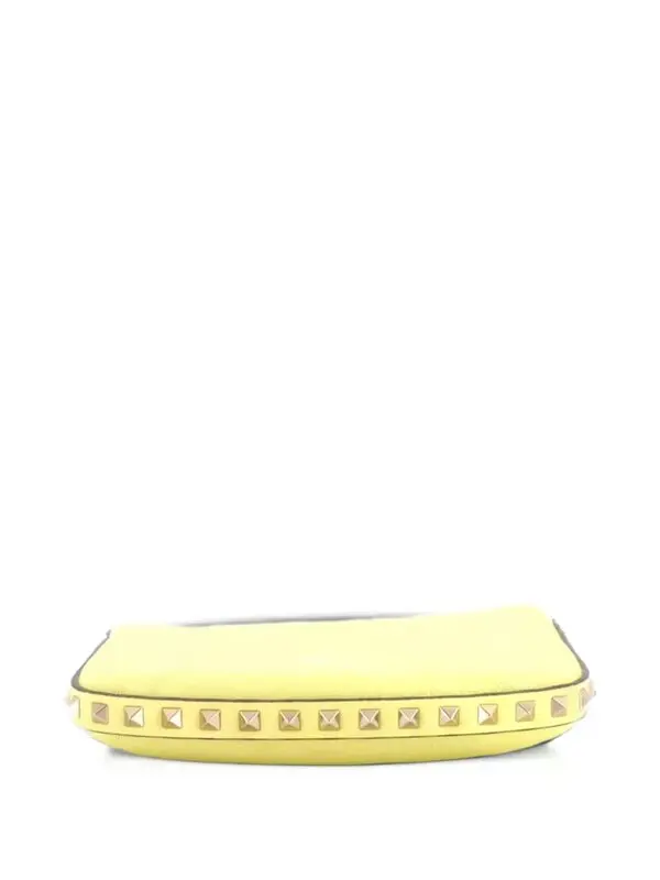 Valentino Garavani Rockstud Zip Leather Mini Hobo Bag