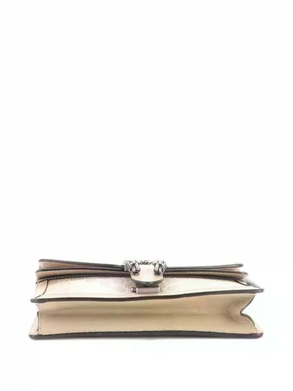 Gucci Dionysus Bag Gg Coated Canvas With Leather Small Shoulder Bag