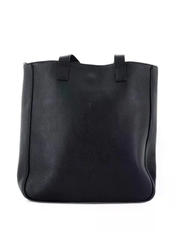 Dior Saddle Leather Tall Tote Bag