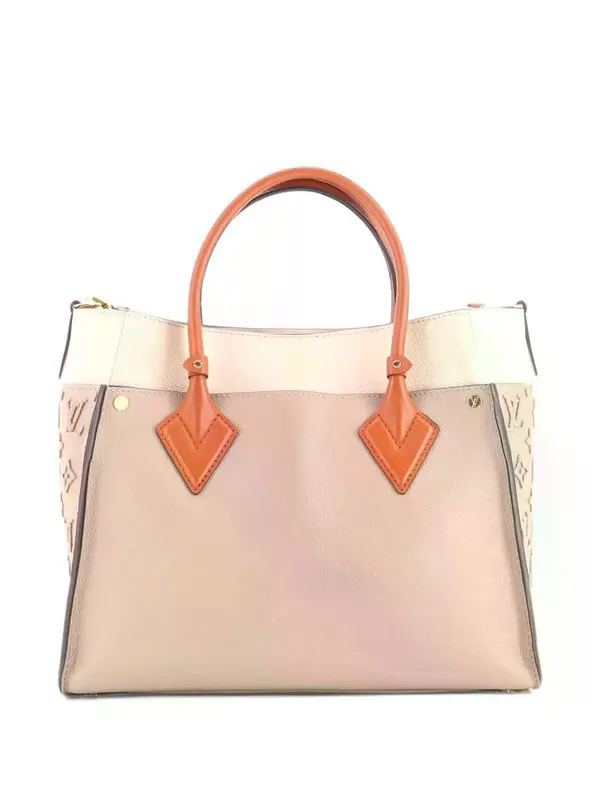LOUIS VUITTON On My Side Monogram Tuffetage Leather Mm Tote Bag