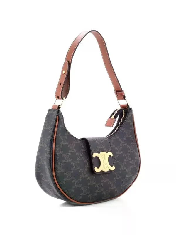 Celine Ava Triomphe Bag Triomphe Coated Canvas Shoulder Bag