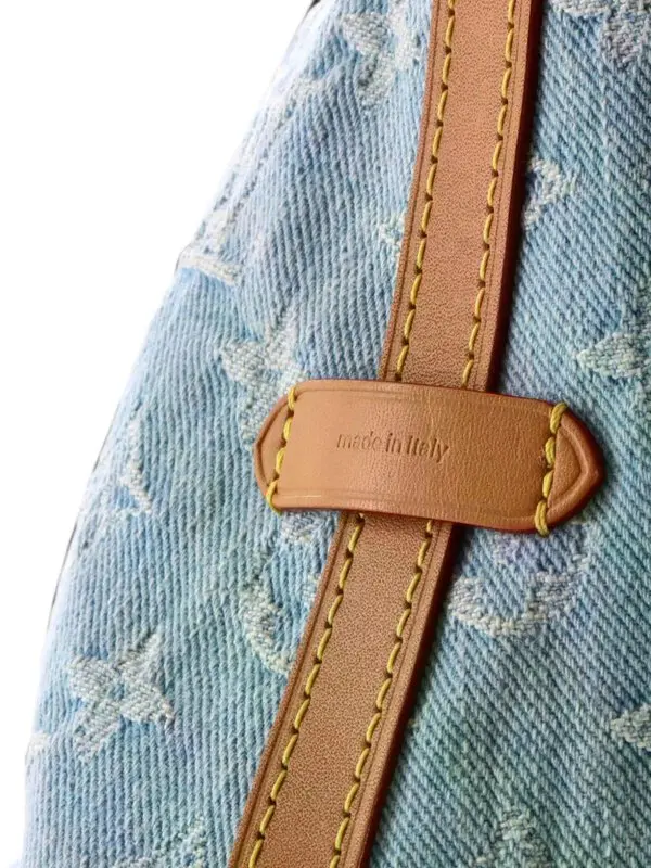 LOUIS VUITTON Carryall Monogram Denim Pm Hobo Bag