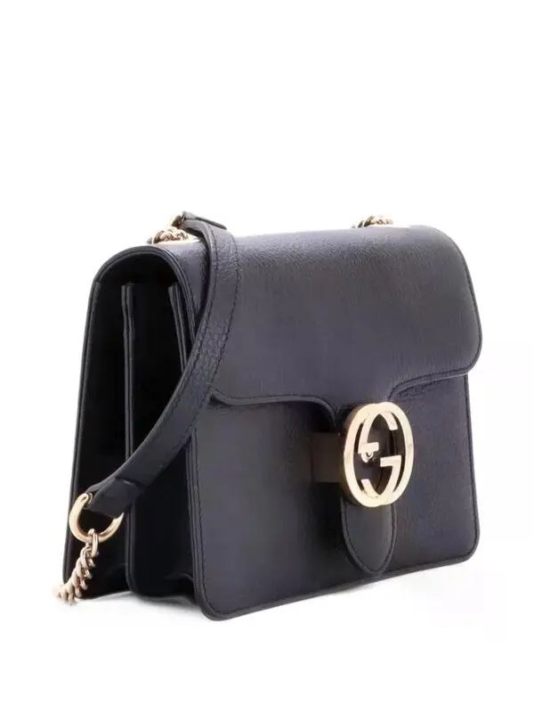 Gucci Interlocking Leather Small Shoulder Bag