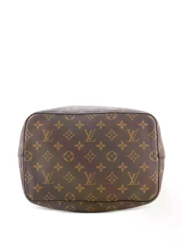 LOUIS VUITTON Neonoe Handbag Monogram Canvas With Leather Mm Bucket Bag - Black