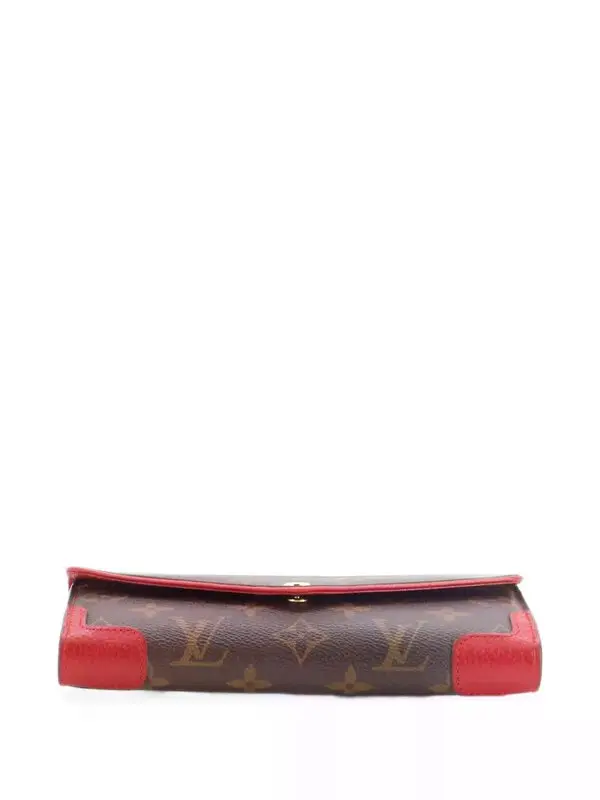 LOUIS VUITTON Retiro Sarah Wallet Monogram Canvas Small Wallets - Red