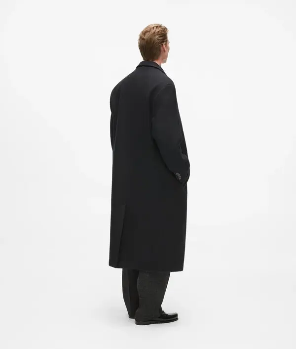 Karl Lagerfeld Long Double-breasted Coat