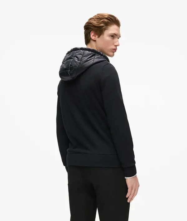 Karl Lagerfeld Padded Panel Hooded Jacket