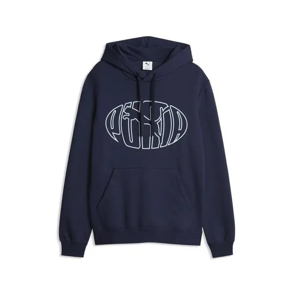 PUMA Elevated Essentials Puff Fleece Hoodie - Blue