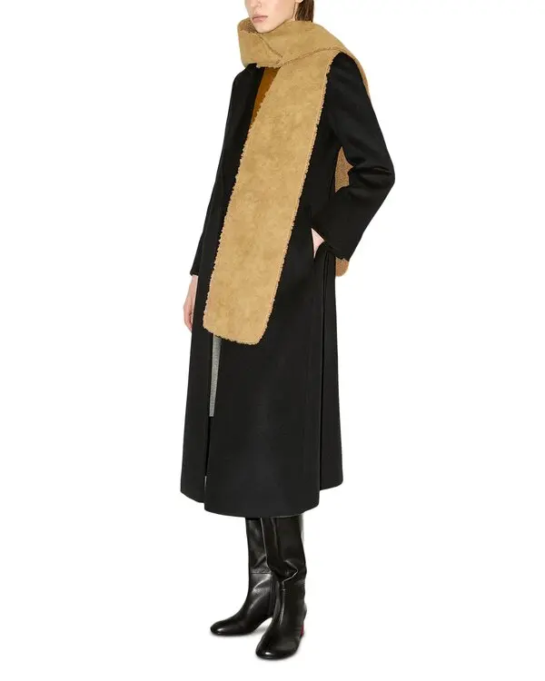 Max & Co. Longrun Wool Double Breasted Belted Coat