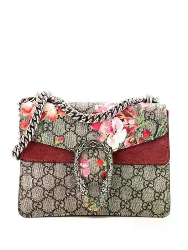 Gucci Dionysus Bag Blooms Print Gg Coated Canvas Mini Shoulder Bag