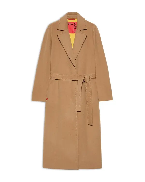 Max & Co. Longrundbl Double Faced Wool Long Coat