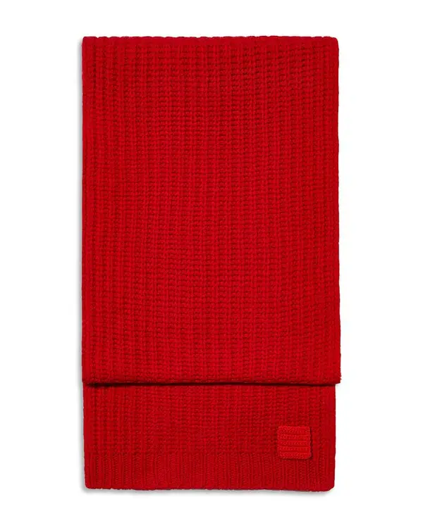 Max & Co. Mcabaccano Fisherman Knit Wool Scarf - Red