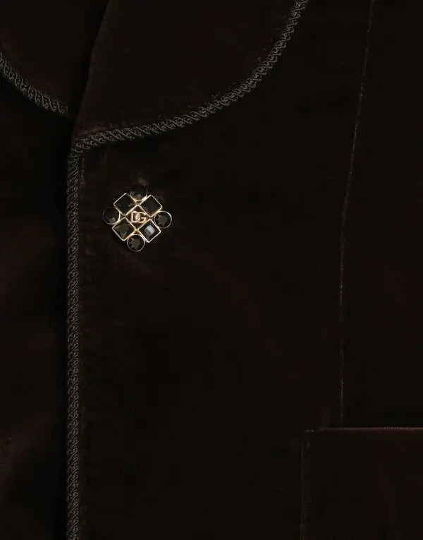 Dolce & Gabbana Single-breasted Velvet Jacket