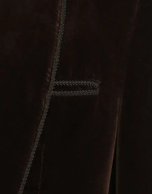 Dolce & Gabbana Single-breasted Velvet Jacket