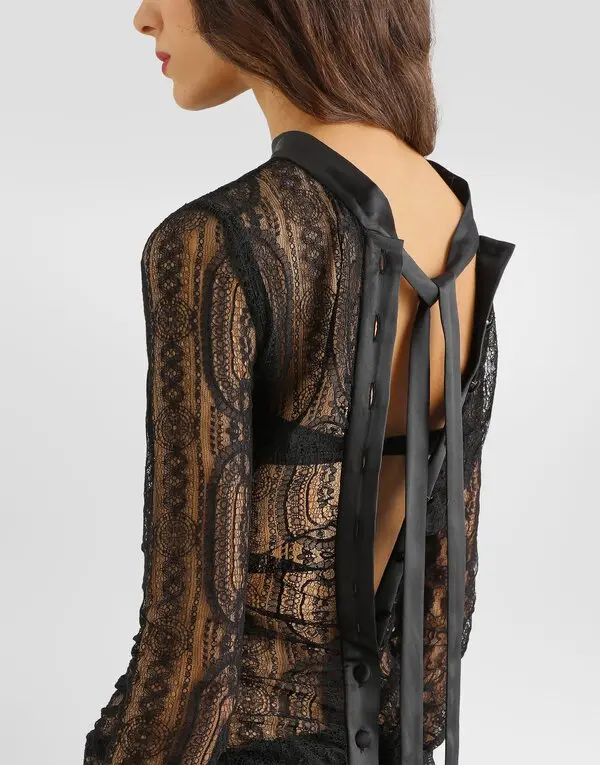 Dolce & Gabbana Chantilly Lace Dress