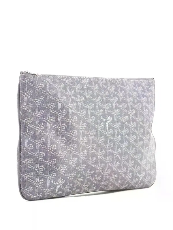 Goyard Senat Zip Coated Canvas Mm Pouch