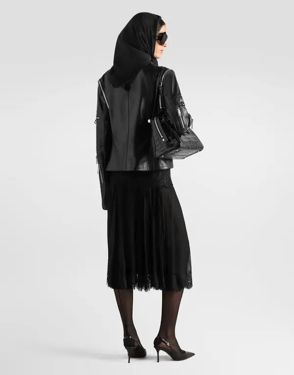 Dolce & Gabbana Nappa Leather Jacket