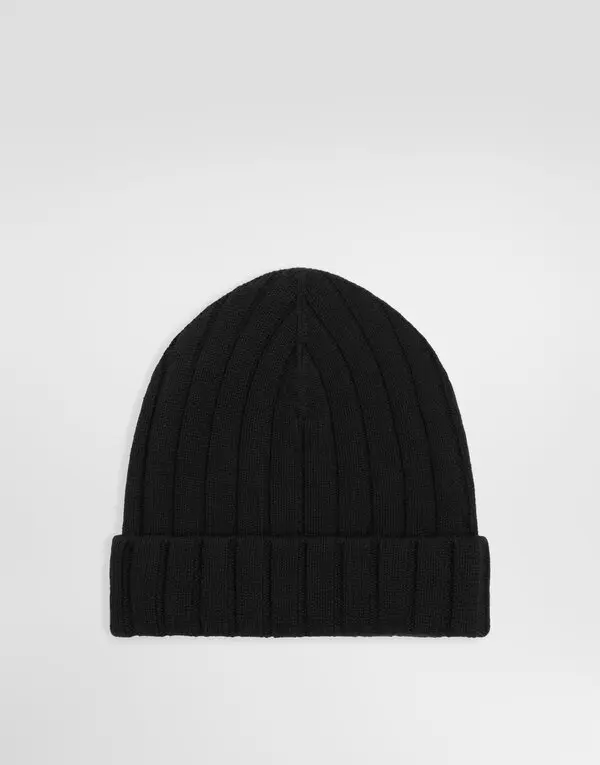 Dolce & Gabbana Cashmere Knit Hat - Black