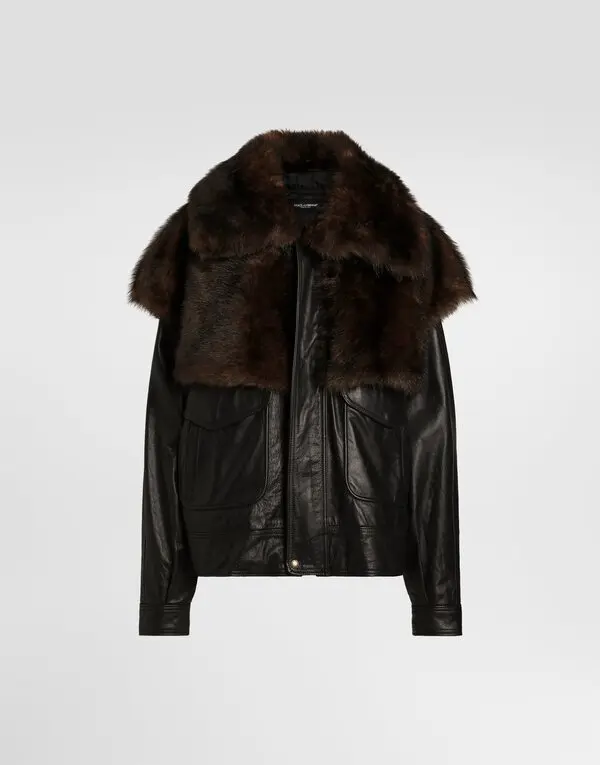Dolce & Gabbana Leather Jacket