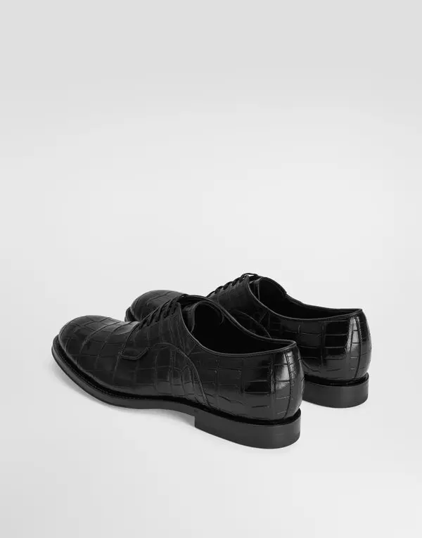 Dolce & Gabbana Alligator Derby Shoes