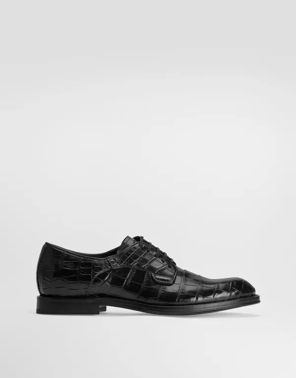 Dolce & Gabbana Alligator Derby Shoes