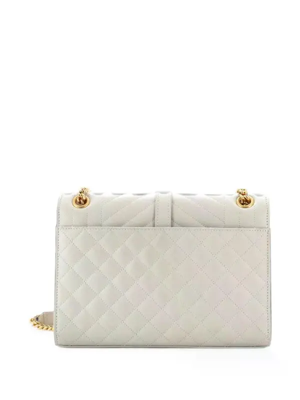 Saint Laurent Classic Monogram Envelope Satchel Mixed Matelasse Leather Medium Shoulder Bag