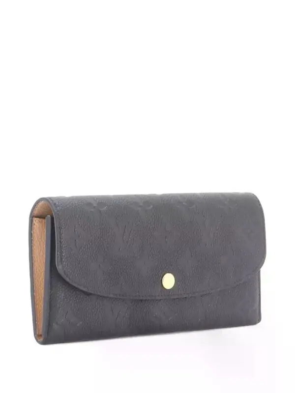 LOUIS VUITTON Emilie Wallet Monogram Empreinte Leather Small Wallets