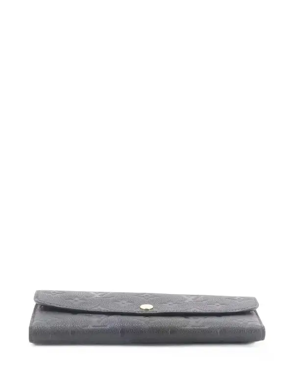 LOUIS VUITTON Emilie Wallet Monogram Empreinte Leather Small Wallets