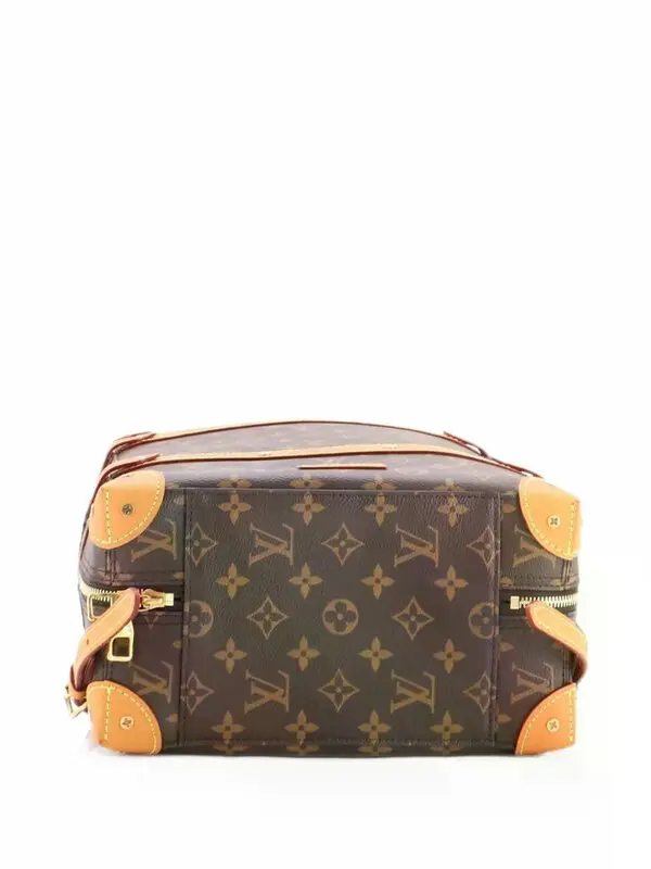 LOUIS VUITTON Soft Trunk Monogram Canvas Pm Backpack