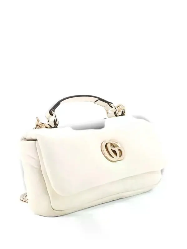 Gucci Gg Milano Top Handle Bag Leather Mini Shoulder Bag