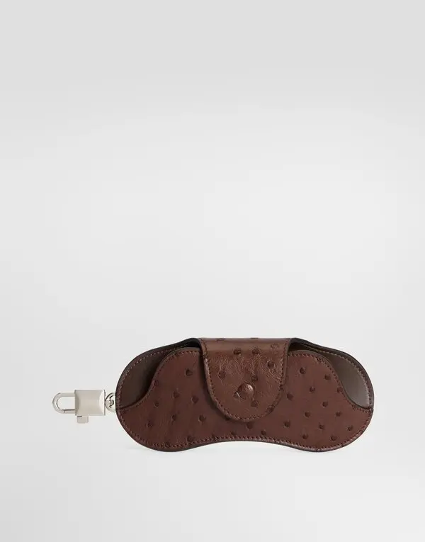 Dolce & Gabbana Ostrich Leather Eyewear Case
