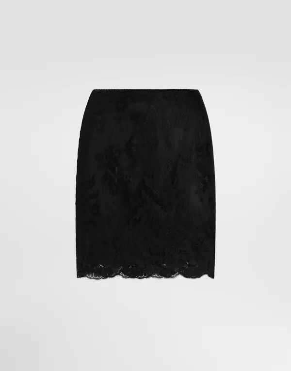 Dolce & Gabbana Chantilly Lace Mini Skirt