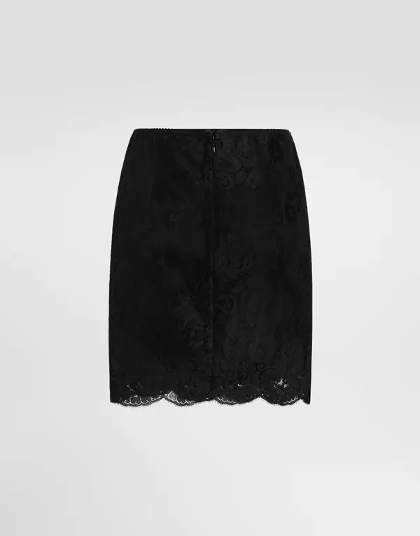 Dolce & Gabbana Chantilly Lace Mini Skirt
