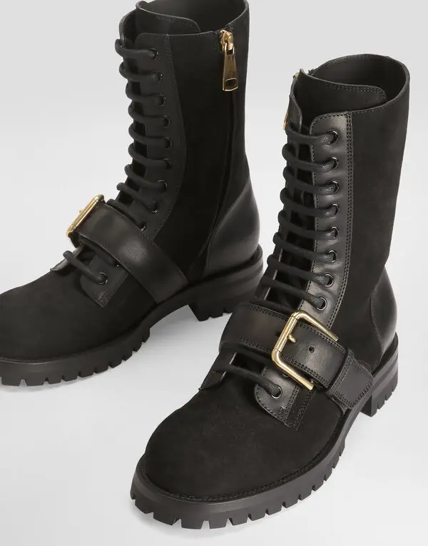 Dolce & Gabbana Suede Ankle Boots