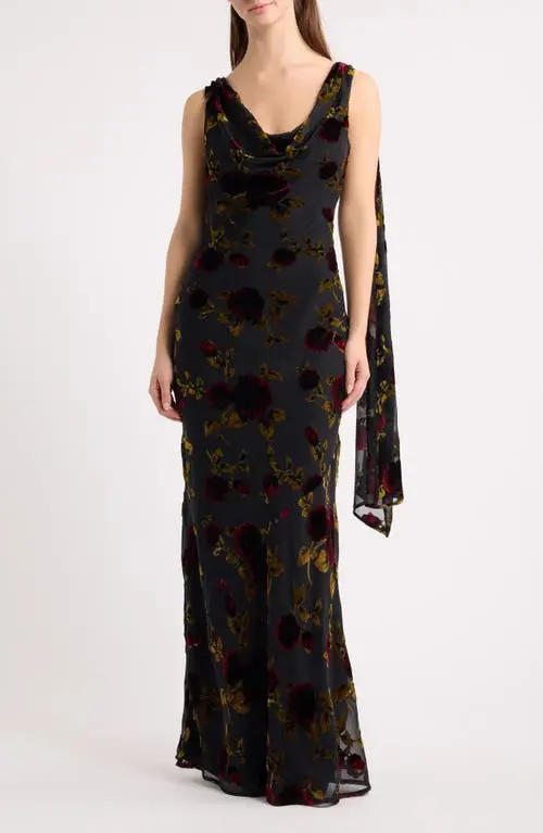 Lulus Archer Scarf Sleeveless Gown