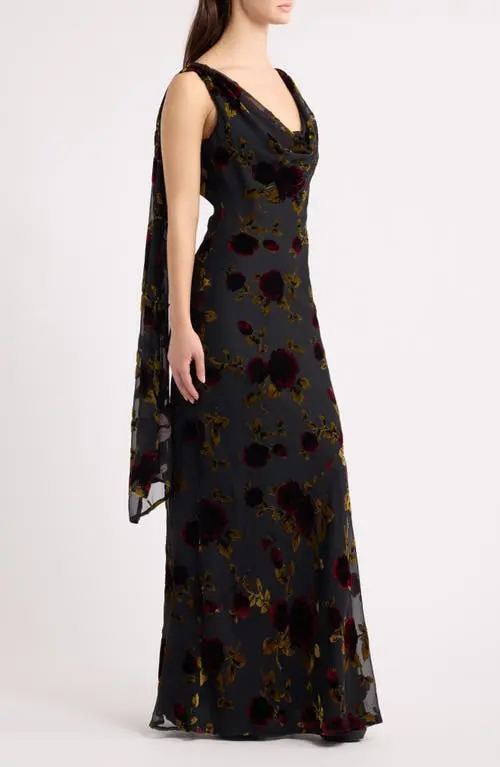 Lulus Archer Scarf Sleeveless Gown