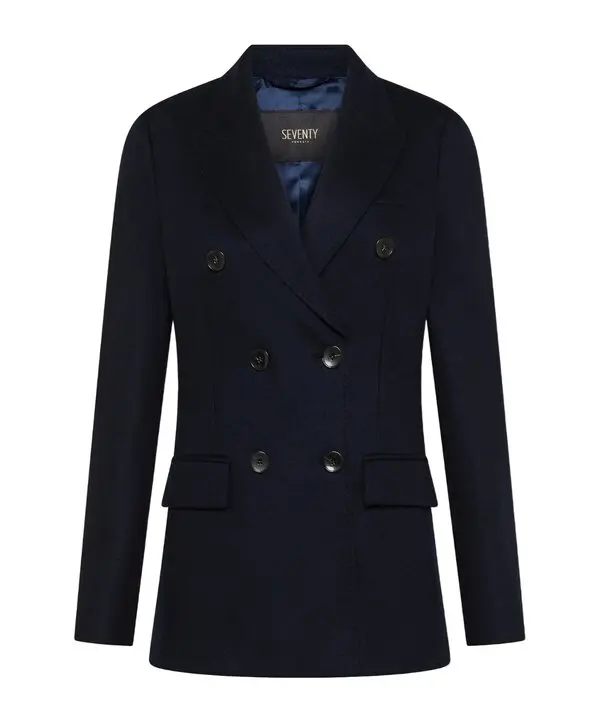 Seventy Double-breasted Wool Blazer
