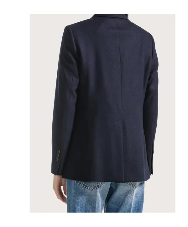 Seventy Double-breasted Wool Blazer