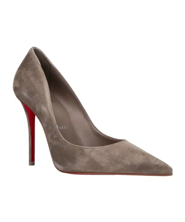 CHRISTIAN LOUBOUTIN Miss Z Suede Pointed-toe Pumps