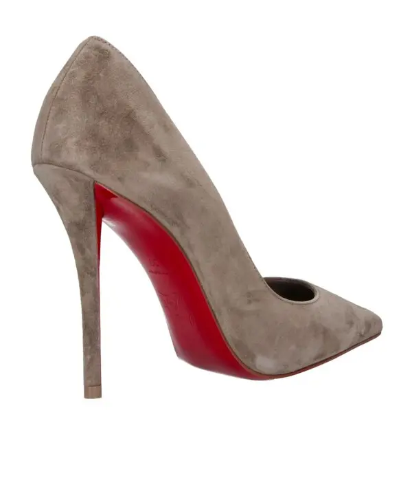 CHRISTIAN LOUBOUTIN Miss Z Suede Pointed-toe Pumps