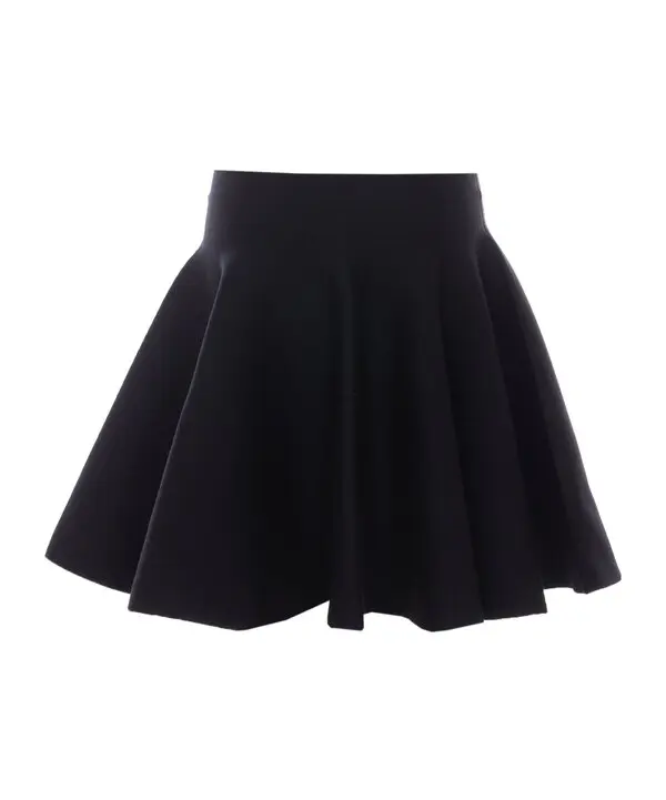 Alaïa High-waist Mini Knitted Skirt