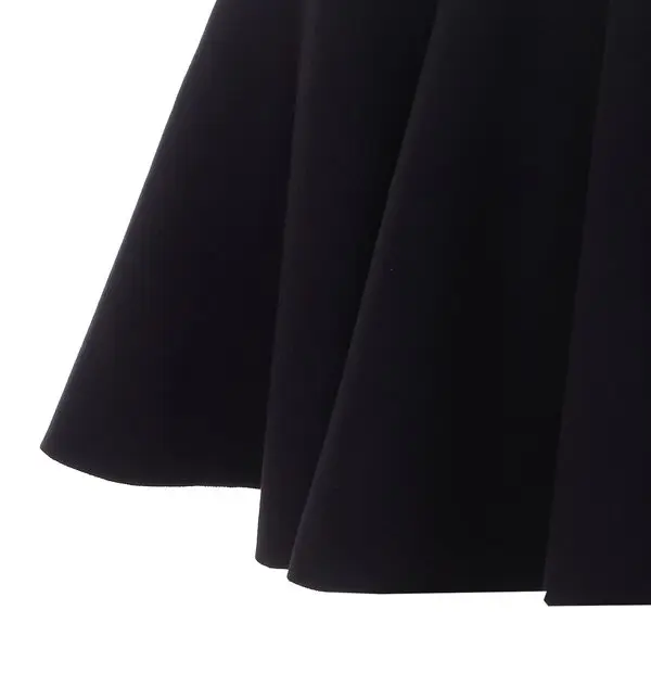 Alaïa High-waist Mini Knitted Skirt