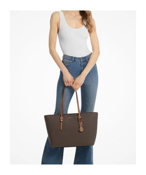 Michael Kors Quinn Large Signature Logo Tote Bag
