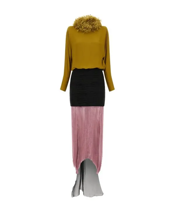 Valentino Garavani Long-sleeved Dress - Multicolor